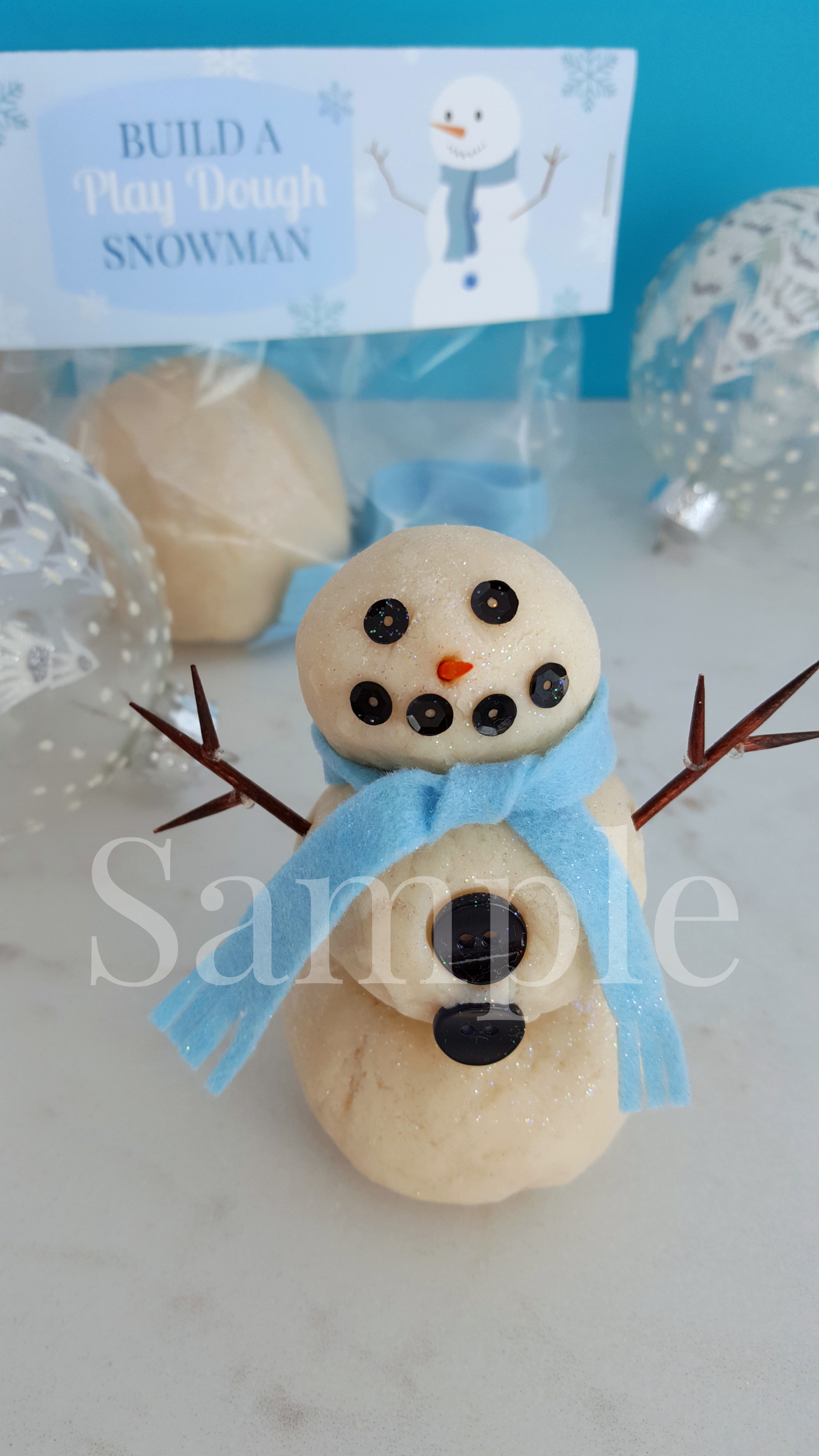 Build a Snowman Play Dough Kit (Recipe + Printable) 3 {Click to see ...
