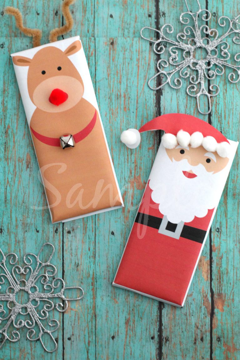 Christmas Candy Bar Wrapper Printables 2 – Livingston Creative