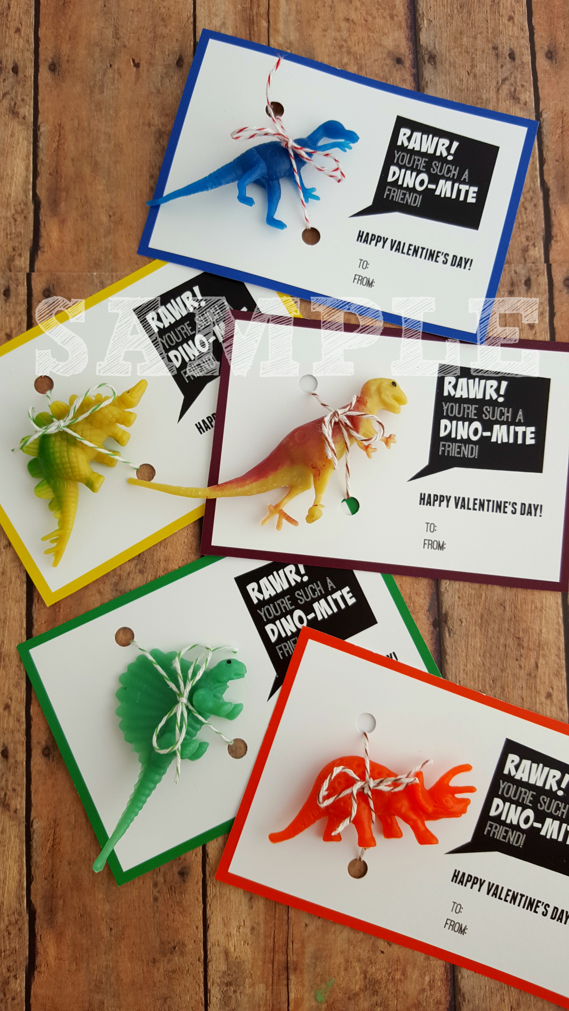 Dinosaur Valentine Printable 3 - Livingston Creative